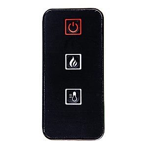 SEI FURNITURE 23” Base Electric Firebox w/Remote Control, Black