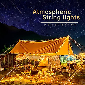 Globe String Lights for Bedroom, Christmas Decoration Ball Lights 33 FT 80 Twinkle LED Battery Operated Fairy Light for Outdoor/Indoor, Classroom, Camping, Bedroom, Party, Garden (Warm White Light)