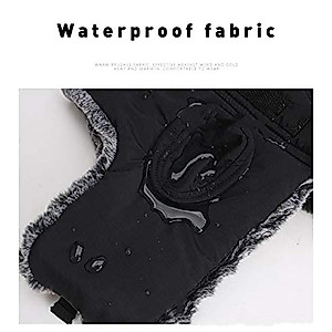 Winter Warm Trapper Hat for Men Ear Flap Buffalo Plaid Elmer Fudd Tweed Baseball hat with Brim Visor Blue