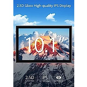 Dragon Touch Android 12 Tablets, 128GB ROM, 8GB RAM, Octa Core 2.0GHz, 10 inch IPS HD Display, 13MP Camera, 2.4Ghz & 5G WiFi, GPS - Compatible Docking Keyboard (Notepad 102 Newest)