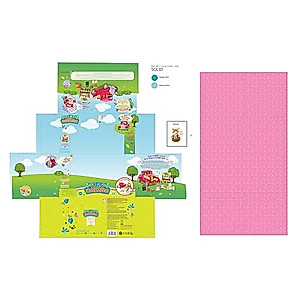 Li’l Woodzeez – Market Truck Playset with 2 Posable Doll Figures – Doll Playset Includes Animal Characters, Toy Truck, Miniature Food & Accessories – Pretend Play Gift Toy for Kids Age 3+