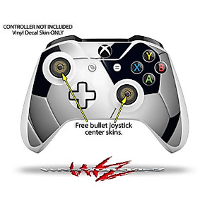 WraptorSkinz Decal Vinyl Skin Wrap Compatible with Xbox One S Console and Controllers - Soccer Ball