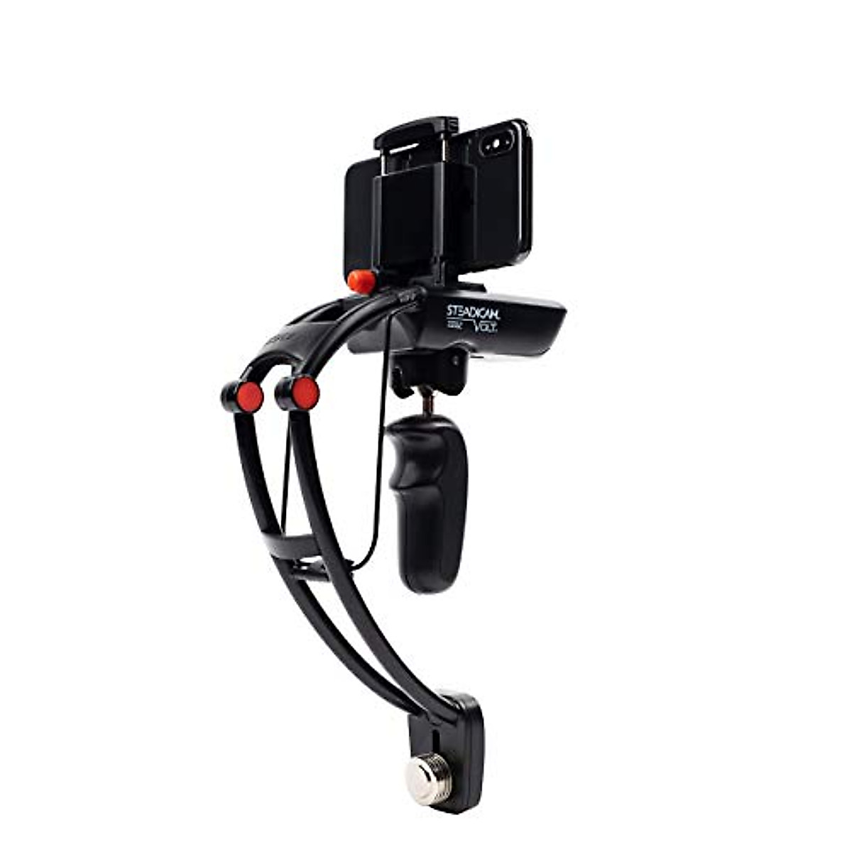 Steadicam Volt Electronic Handheld Gimbal Stabilizer for All IPhone XS, XS Max & XR, All Samsung S9/S9+ & GoPro Hero, Black, compact