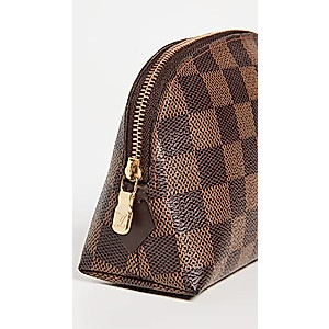 Louis Vuitton Women's Pre-Loved Cosmetic Pouch, Damier Ebe, Brown, One Size