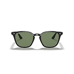 Ray-Ban RB4258 Square Sunglasses, Black/Dark Green, 50 mm