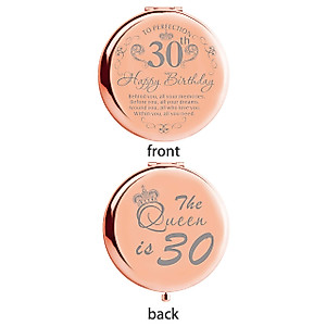 30th Birthday Gifts for Women, 30th Birthday Gifts Makeup Bag, Birthday Gifts for 30 Year Old Woman, Dirty 30 Gift, 30 Birthday Gifts for Women, 30th Birthday Mirror, 30th Birthday Cosmetic Bag