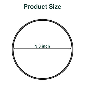 Black Lid Latch Strap Rubber Band Fit for Hamilton Beach Crock Pot Slow Cooker 6, 7, and 8 quart models, including 33167, 33172, and 33176（2PC）