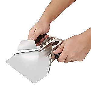 with Large Front Scoop Head Popcorn Serving Scoop, Sturdy Durable Popcorn Scoop, for Chips And Popcorn Popcorn Machine (double handle)