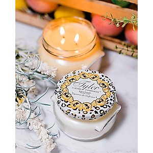 Tyler Glass Fragrane Candle 3.4 Oz,Diva (2 Pack w Matches), DIVA4OZ