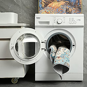 likuso Area Rug Living Room Rug.2'x3' Washable Farmhouse Boho Moroccan Throw Accent Rug for Kitchen Dining Room Home Under Table Floor Indoor Area Rug