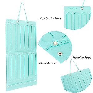 JOYMOMO Hair Bow Holder Organizer For Girls Hair Bows Organizer Display Hanging Headband Organizer Hair Accessories Storage For Headbands, Hair Clips,Scrunchies (Without Hair Bows) (green)