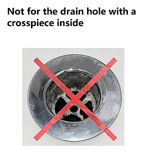 CNSZNAT Hair Catcher Shower Drain, Bathtub Drain Cover, Deep Stainless Steel Sink Strainer for Bathroom Sink Bathtub Shower Floor Drain, Fit Hole Size from 1.25" to 2.17"(3-Pack)