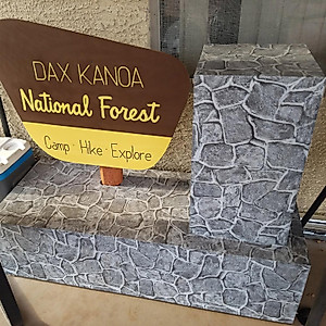 11 Yards Stone Wallpaper Peel and Stick Removable Castle Tower Rustic Contact Paper Self Adhesive Backsplash Wall Panels Decorative for Cabinets Kitchen Dark Grey Fortress