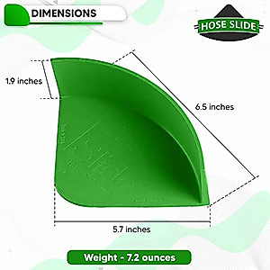 Hose Slide The Original Hose Wire Cable Guide | Prevents Snagging Under Tire | The Ultimate Car Detailing/Washing Tool (Mantis Green, 4 Pack)