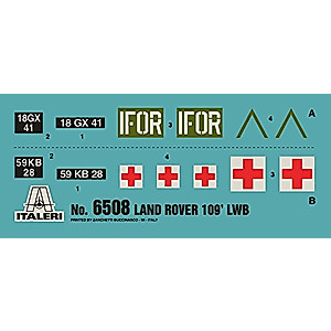 Italeri 510006508 1: 35 It Land Rover 109 Lwb