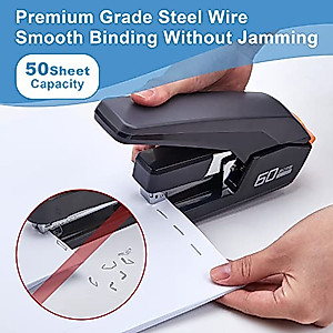 EZWORK Standard Staples, 5/16 inch Length, 40-60 Sheet Capacity, 5000 Staples, 10 Pack General Purpose Staple, Jam Free Sharp Chisel Point Staples for Most Standard Desktop Stapler (5/16'' Length)