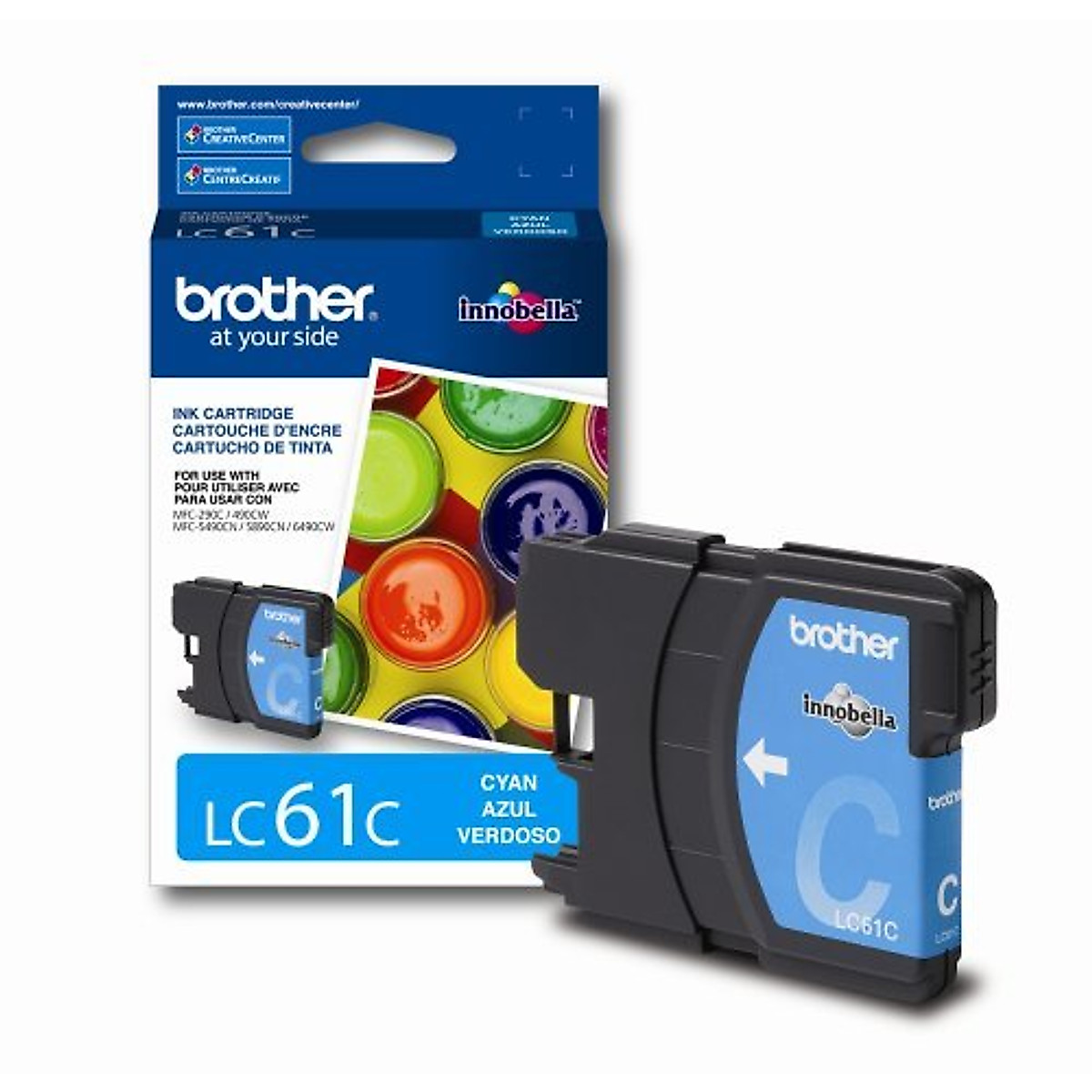 Brother LC61C Original Cyan ink Cartridge