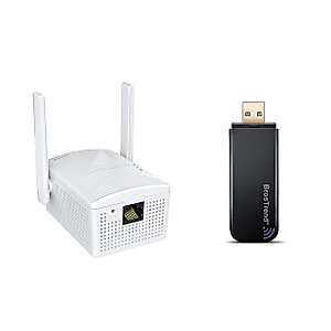 Bundle BrosTrend 1200Mbps USB WiFi Network Adapter for Laptop BrosTrend AC1200 Ethernet-2-WiFi Universal Wireless Adapte BrosTrend 1200Mbps USB WiFi Network Adapter for Laptop
