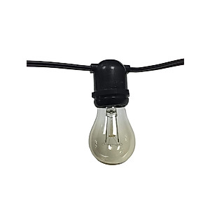 Sival A15 15 Watts Clear Outdoor Light Bulbs, 25-pack, recommended for commercial string lights