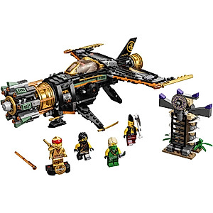 LEGO NINJAGO Legacy Boulder Blaster 71736 Airplane Toy Featuring Collectible Figurines, New 2021 (449 Pieces)
