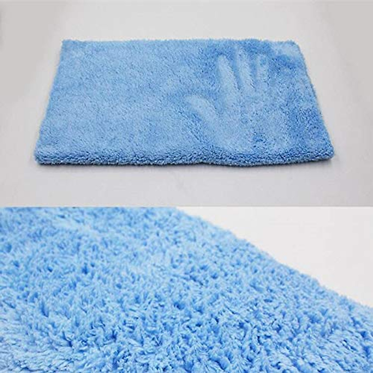 Kingsheep 6Pack Car Microfiber Towel for Auto Thick Buffing Microfiber Cleaning Cloth 16"x16" Plush Polishing Drying Towels 450gsm Detailing Cloths