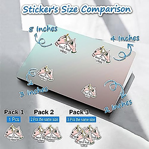 Miraki Best Bud Vibes Sticker, Stoner Girl Sticker, Funny Weed Sticker, Smoking Sticker, Pipe Sticker, Water Assitant Die-Cut Vinyl Funny Decals for Laptop, Phone, Water Bottles, Kindle Sticker