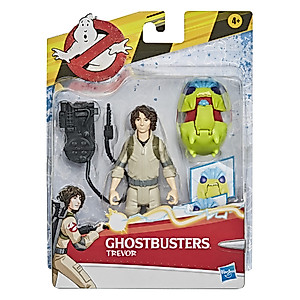 Ghostbusters Fright Features Trevor Figure with Interactive Ghost Figure and Accessory, Toys for Kids Ages 4 and Up, Great Gift for Kids