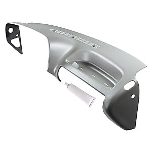 DashSkin Molded Dash Cover Compatible with 95-96 GM SUVs and Pickups in Medium Grey (13* Trim Code) - Easy Cracked Dashboard Fix - Made in America