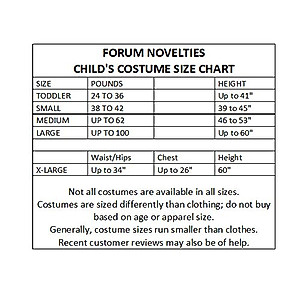 Forum Novelties Plush Skunk Child Costume, Medium