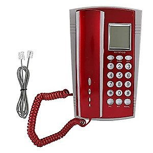 Landline Phone, Small Business Corded Telephone with Caller ID Display, Retro Desktop Cord Telephone for Home, Office, Hotel