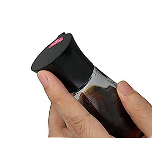 Excelity Cruet Dispenser Set for Olive Oil Vinegar Soy Sauce with Elegant Glass Bottle Kitchen Cooking Barbecue Tool