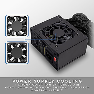APEVIA SFX-AP400W Mini ITX Solution / Micro ATX / SFX 400W Power Supply