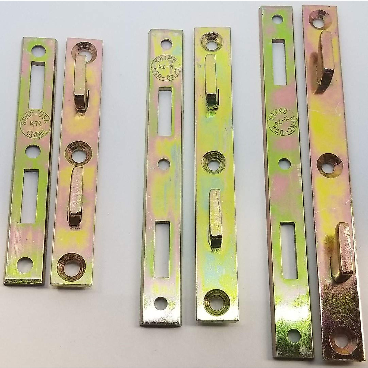 4" x 5/8" Bed Rail Fasteners Ylo Zinc 1/8" Mth Platte River Pkg 0f 4 Ea 130604 (4-Pack)