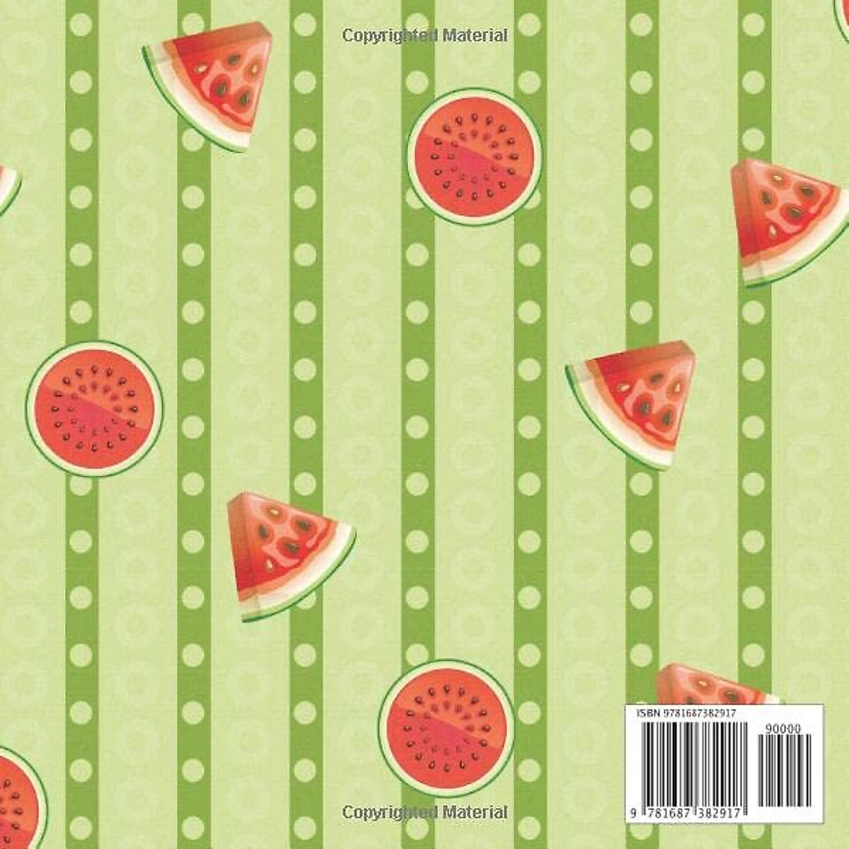 3rd Birthday Guestbook: Green Stripe Tropical Watermelon Fruit Themed - Third Party Baby Anniversary Event Celebration Keepsake Book - Family Friend ... W/ Gift Recorder Tracker Log & Picture Space