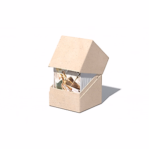 Ultimate Guard RTE Boulder 100+, Deck Case for 100 Double-Sleeved TCG Cards, Natural Color, 97% Renewable, Made in Germany, Secure & Durable Storage