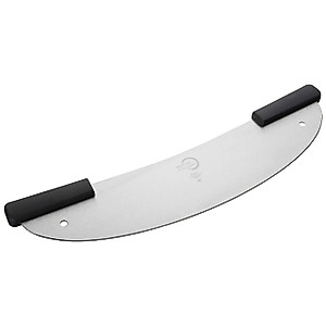 Mercer Culinary Pizza Rocker Knife, 20 Inch, Black Handles