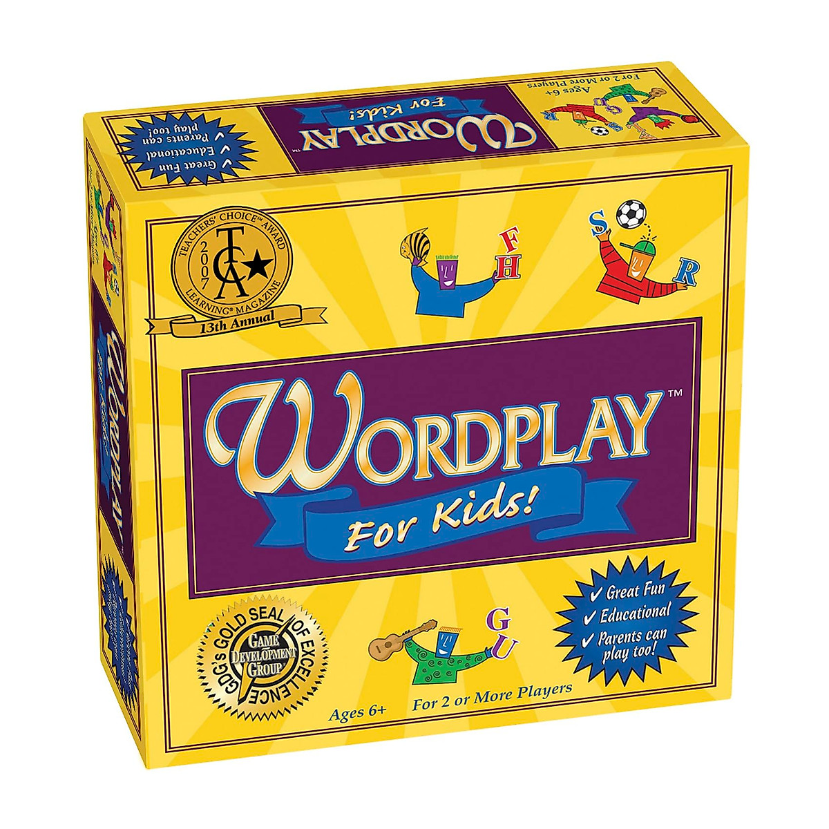 Wordplay for Kids — The Fast-Paced, Award-Winning Game Where Kids Race to Create Words — Fun & Educational for The Whole Family, Ages 6 & Up