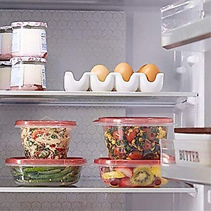 Rubbermaid TakeAlongs Meal Prep 50-Piece Food Storage Containers, Red