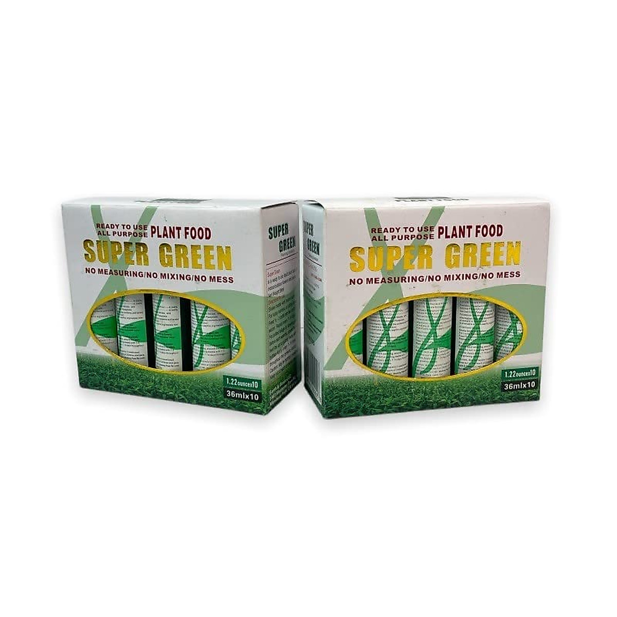 20 Bottles of Super Green Lucky Green Bamboo Plant Food with Heart Garden Labels