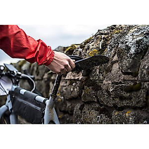 Ass Savers Big Saddle Mudguard for Wide Tires, 30-50 mm, up to 55 mm, Generation 4, Maximum Rain Protection, No Tools Mount, Patented Flip Tip, Lightweight, Stable, Self Centering, CX, Gravel, Black