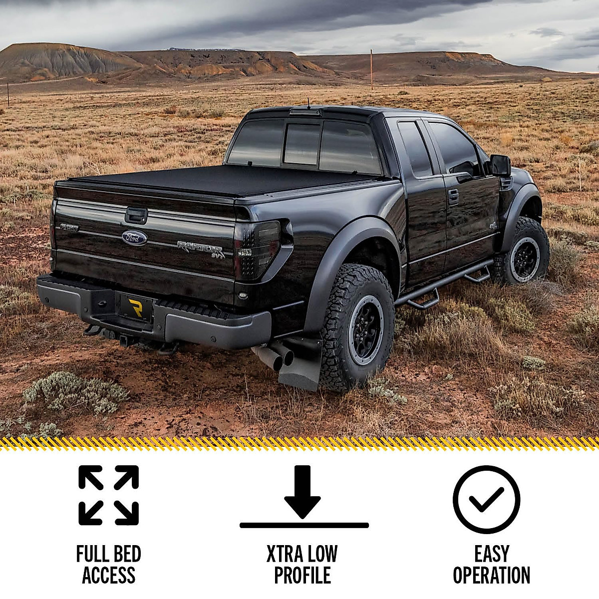 RealTruck TruXedo Pro X15 Soft Roll Up Truck Bed Tonneau Cover | 1486901 | Fits 2019 - 2025 Dodge Ram 1500, Does Not Fit w/ Multi-Function (Split) Tailgate 6' 4" Bed (76.3")