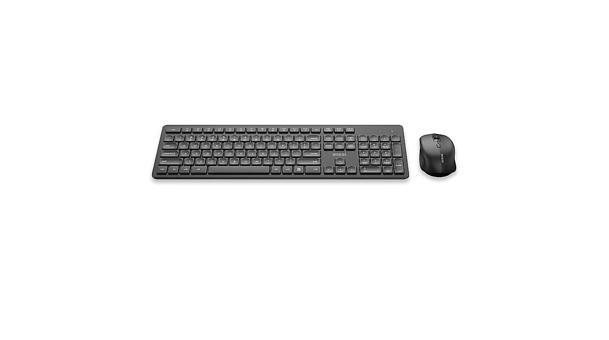 Wireless Keyboard Mouse Combo, BreSii Wireless Keyboard and Mouse ...