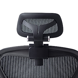New Headrest for Herman Miller Classic and Remastered Aeron Office Chair Black/Graphite Headrest Only - Chair Not Included (for Classic Aeron)