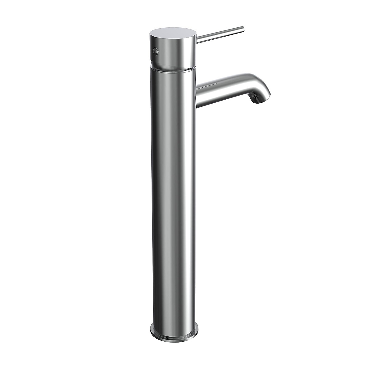 Ivanees Single Handle Bathroom Faucet, Hot & Cold Mixer Tap for Wash Basin, Bathroom Sink Faucet, Solid Brass Faucet, Chrome Finish, 1 Hole Deck Mounted Bath Faucet