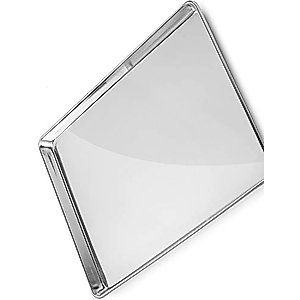 RetailSource 407BUNFULLx1 18" x 26" Full Size 19 Gauge Wire in Rim Bun Pan/Sheet Pan, 1" Height, 18" Width, 26.0" Length, Aluminum