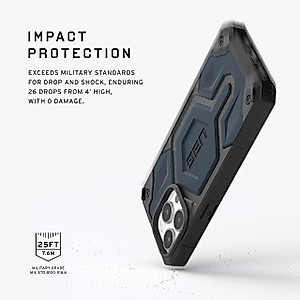 URBAN ARMOR GEAR UAG Case [Updated Ver.] Compatible with iPhone 15 Pro Case 6.1" Monarch Pro Mallard Built-in Magnet Compatible with MagSafe Charging Premium Rugged Military Grade Protective Cover