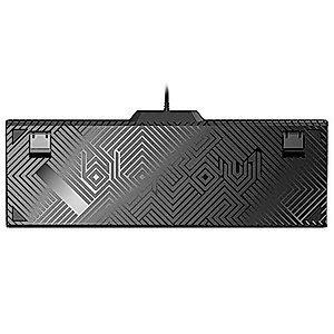Gaming Keyboard Wired Gaming Mechanical Keyboard 104 Keys 15 RGB Backlight Cherry MX Switch 1000Hz Suitable For Office And Home Use Mechanical Gaming Keyboard ( Color : Black , Size : Red switch )