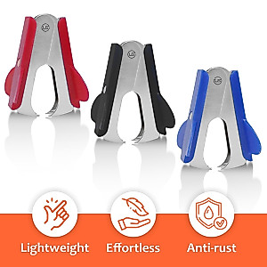 Staple Remover 6 Pack Staple Puller Pinch Jaw Style Staple Remover Tool, Stapler Removers