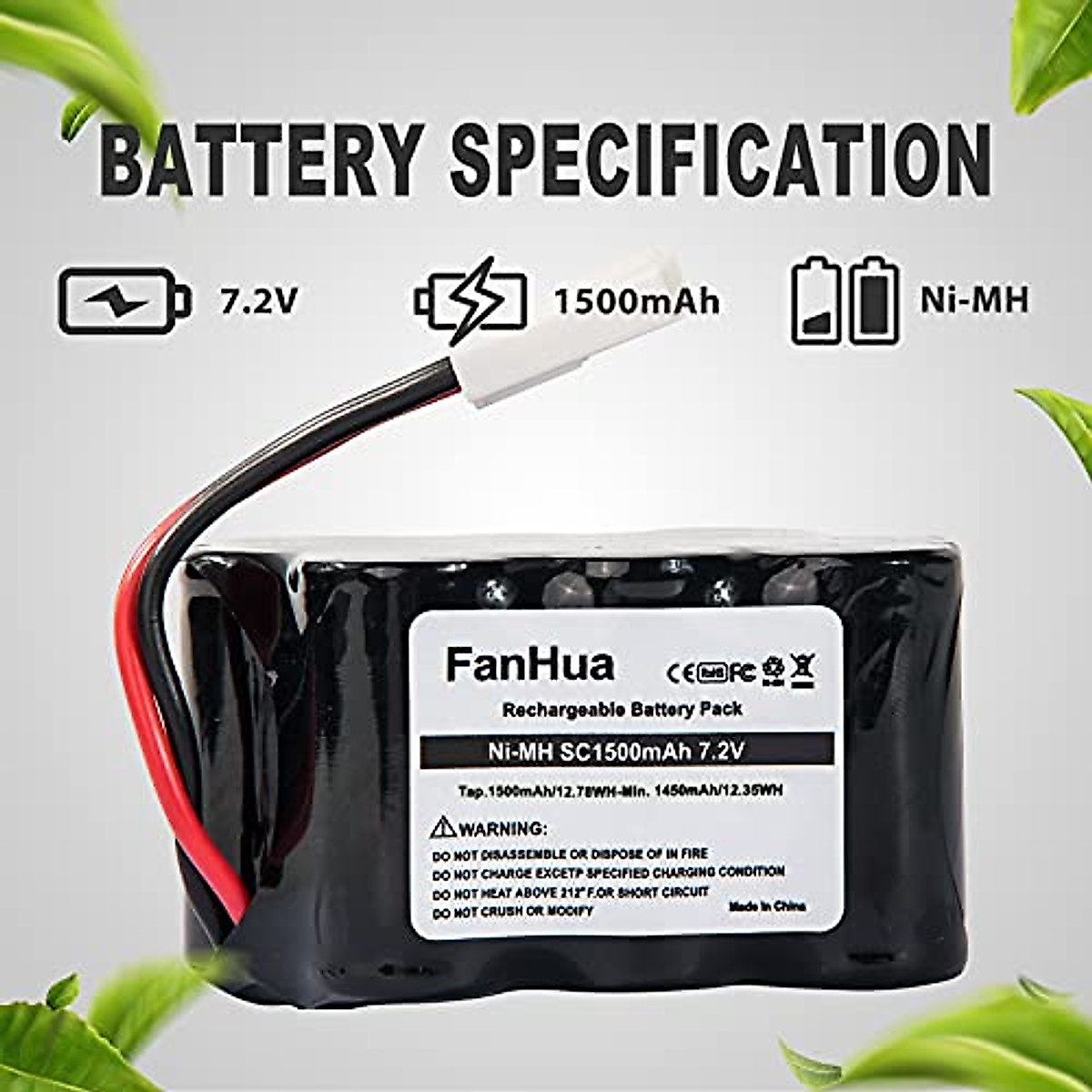 Replacement Battery for Bissell 2880 Series Perfect Sweep Turbo Cordless Carpet & Floor Sweeper Vacuum Models 2880, 2880A, 2880B, 2880C, 2880D, 2880K, 2880Q, 2880T, 2880W, 28801, 28802, 28806