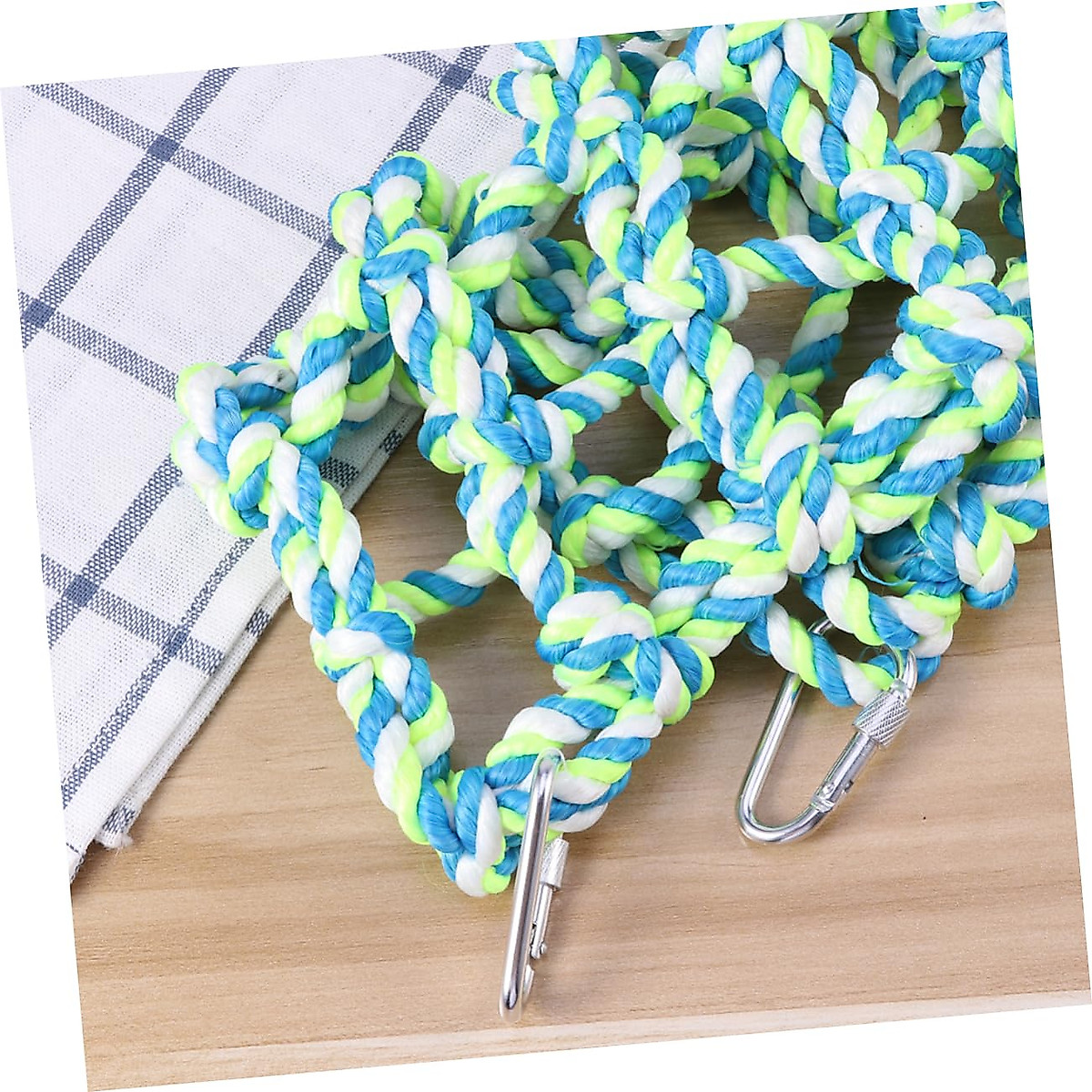 balacoo 2pcs Toys for Hamsters Hamster Toys Small Animal Activity Toy Rat Climbing Rope Net Rat Toys for Pet Rats Ferret Hammock Parrot Toys Parrot Climbing Net to Climb The Swing Ferrets